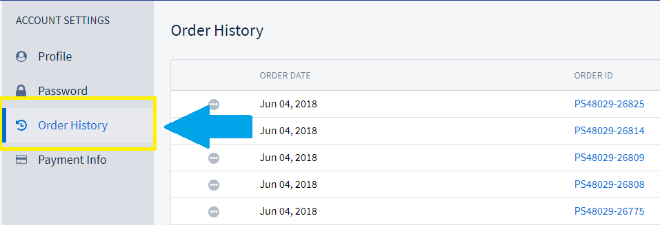 How do I view my order history? – GovOS