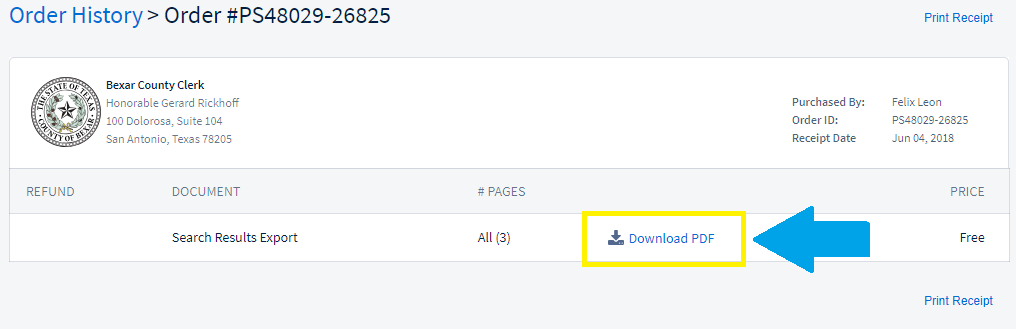How do I view my order history? – GovOS